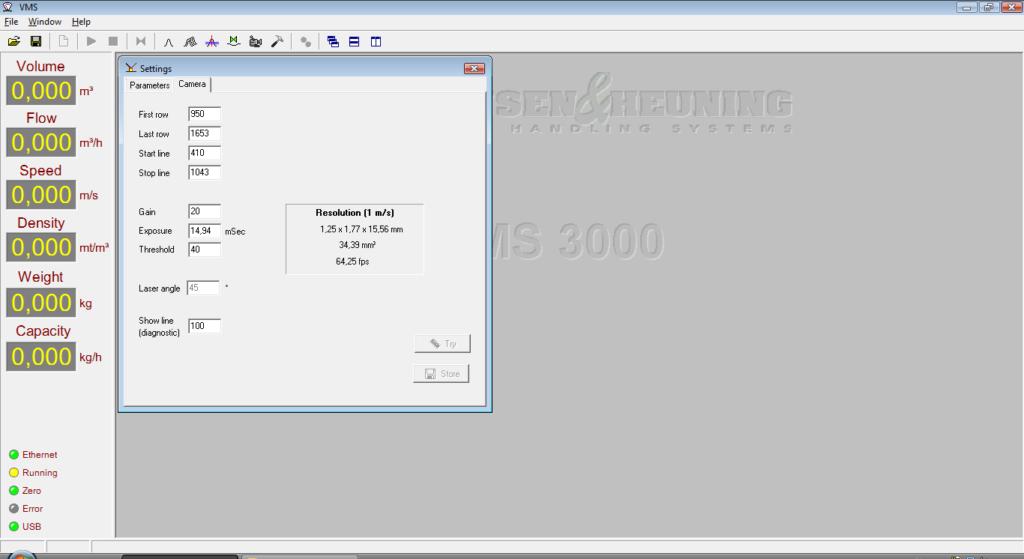 Volume measuring system (VMS3000) | Jansen&Heuning