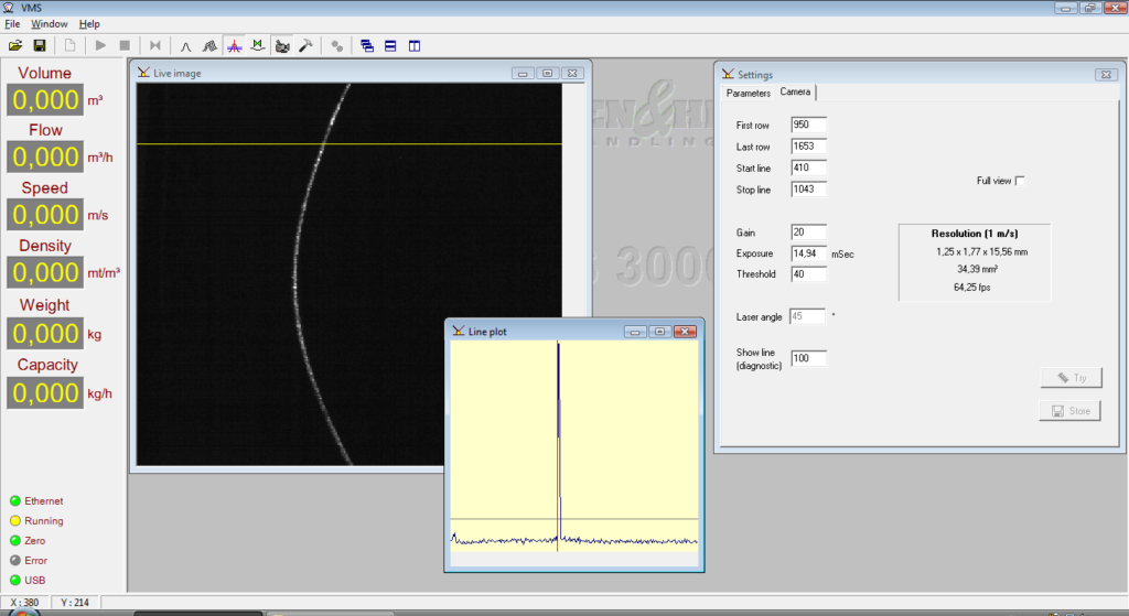 Volume measuring system (VMS3000) | Jansen&Heuning