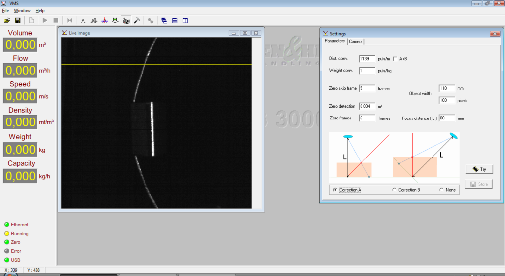 Volume measuring system (VMS3000) | Jansen&Heuning