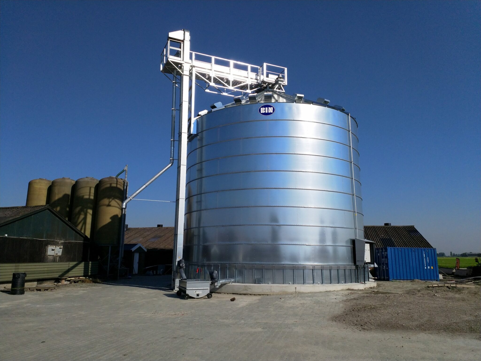 Outdoor silo - Flat sheet | Jansen&Heuning