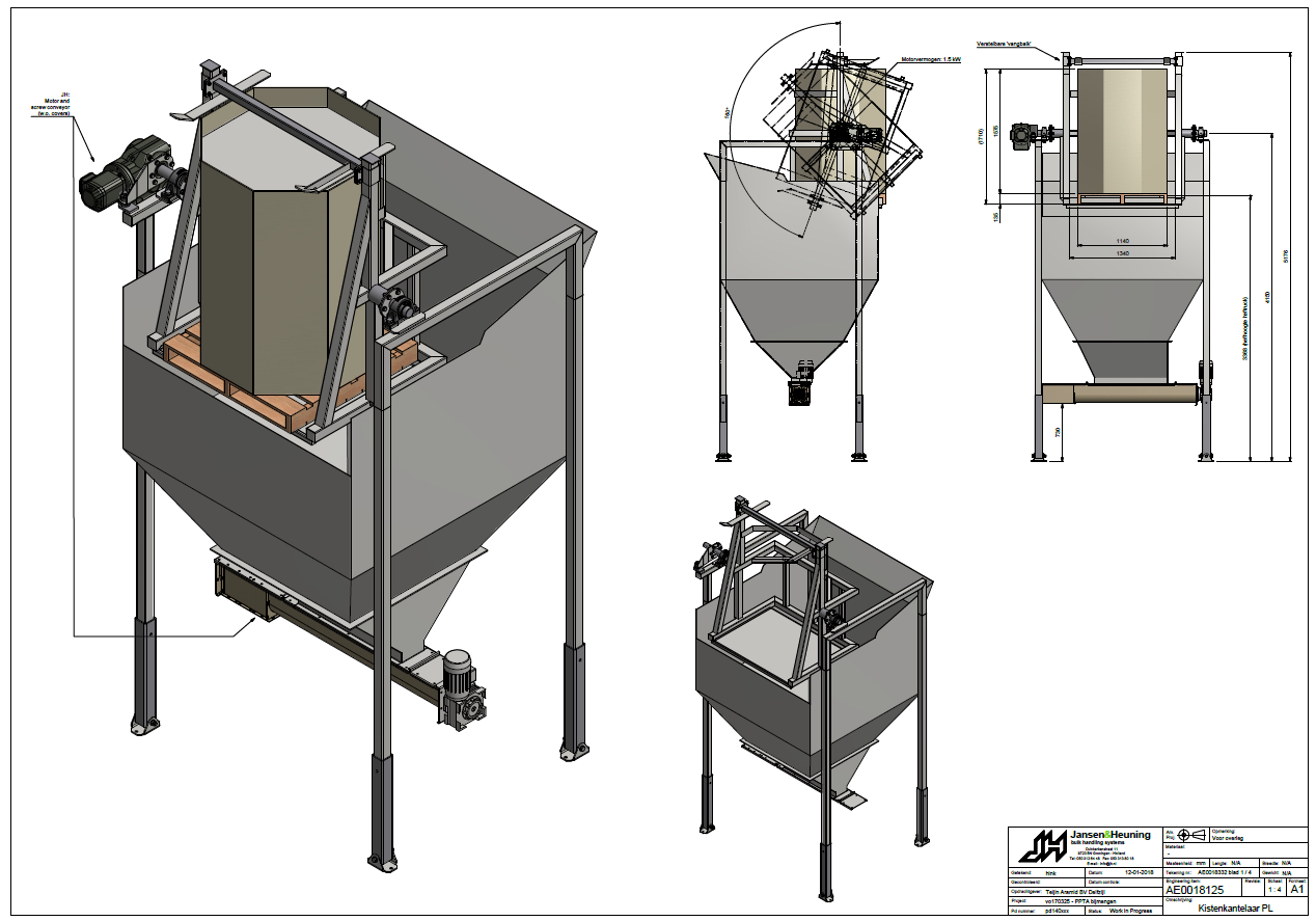 Octabin tipper - i019 – Jansen&Heuning